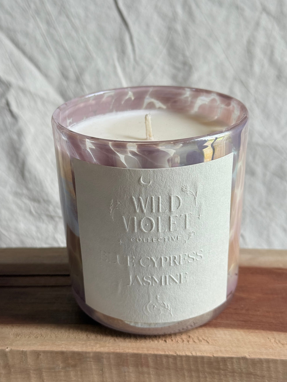 Large Blush Candle – Wild Violet Collective